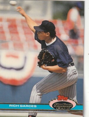 FREE SHIPPING-MINT-1991 Topps Stadium Club Rich Garces #370 TWINS | eBay