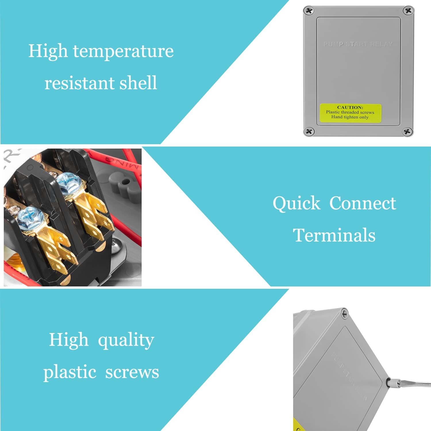 1522 Pump Start Relay for Irrigation with Housing 3 HP / 110V / 220V ...