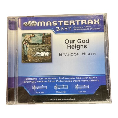 Our God Reigns Brandon Heath Mastertrax Karaoke Accompaniment CD 3 Key ...