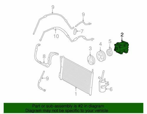Genuine Ford A/C Compressor HU2Z-19703-V for sale online | eBay