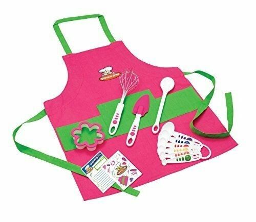 Tcc50186 Curious Chef 11-piece Pink & Green Chef’s Kit for sale online ...