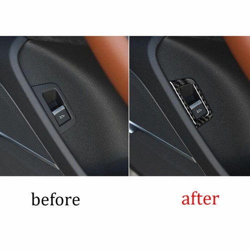 For Audi Q7 2017-2019 Real Carbon Fiber Trunk Power Liftgate Switch ...