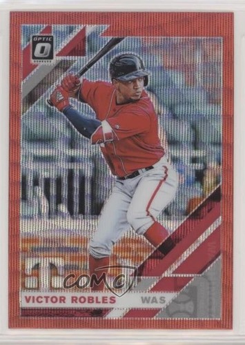 2019 Panini Donruss Optic Red Wave Prizm Victor Robles 174 Ebay