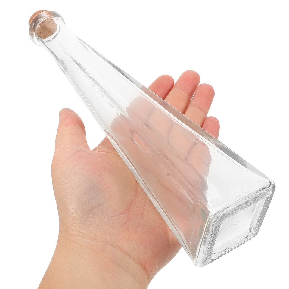 3Pcs Wishing Drift Bottles Sand Ceremony Glass Bottles Small Cork ...