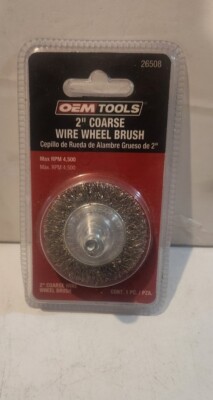 OEM TOOLS 2" Coarse Wire Wheel Brush 26057 Max RPM:4,500 | eBay
