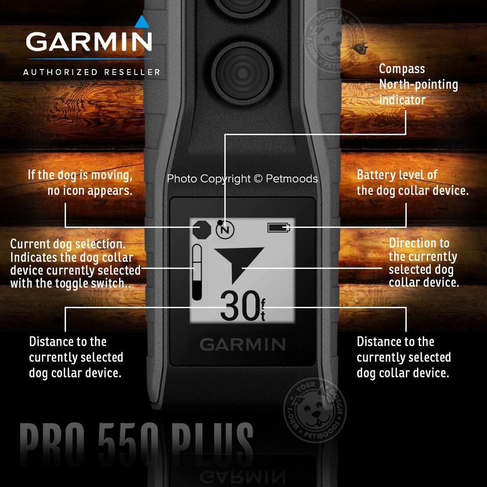Garmin Pro 550 Plus Bundle Dog Tracking and Training TT25 Collar Device ...
