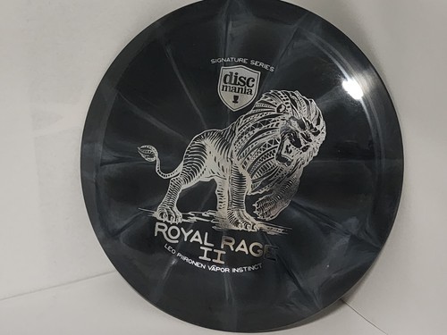 Discmania Royal Rage 2 Vapor Instinct Grey Burst Black Silver Stamp ...