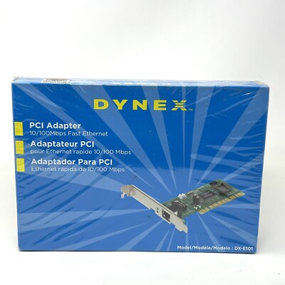 Dynex 10/100Mbps Fast Ethernet PCI Adapter NIB | eBay