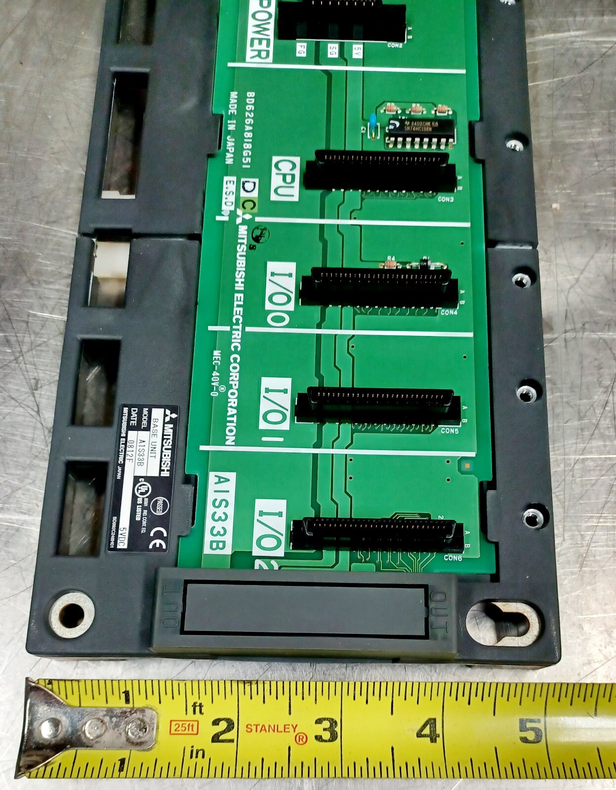 MITSUBISHI A1S33B PLC Base Rack Unit Programmable Logic Controller USA ...