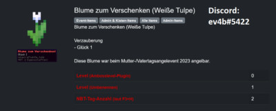 GrieferGames / Blume zum Verschenken Tulpe 1.19 / Schnelle Lieferung / [No Bann] | eBay.de