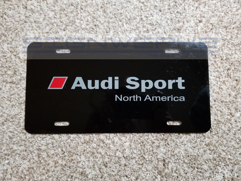 Audi Sport North America Plate metal novelty vanity plate | eBay