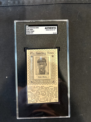 1936 Sporting News graded Authentic Curt Davis | eBay