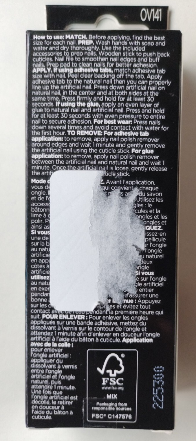 Sally Hansen Salon Effects Perfect Manicure Oval Nails- Swoop There It ...