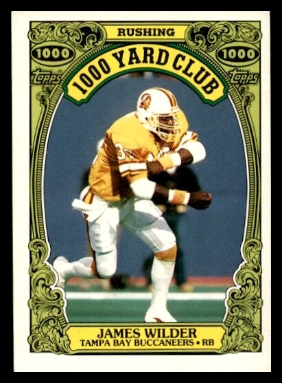 1986 Topps 1000 Yard Club #7 James Wilder | eBay