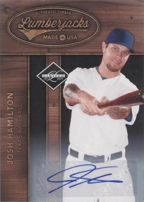 2011 Panini Limited - Lumberjacks Josh Hamilton #1 Signatures /149 (AU ...