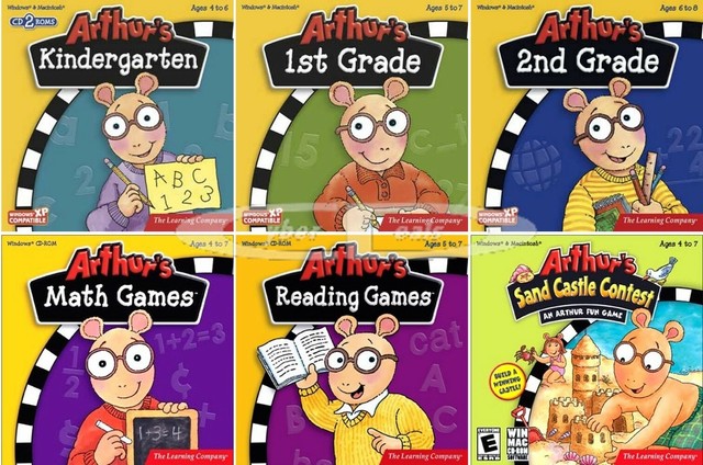 The Learning Company Arthur's Kindergarten for PC, Mac for sale online ...