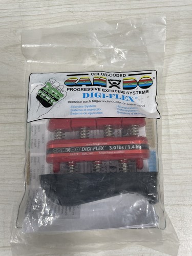 CANDO Digi-Flex RED Hand and Finger Exercise System 3 lbs Resistance ...