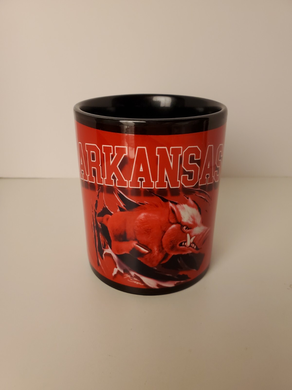 Red Black Arkansas Razorbacks Coffee Mug | eBay