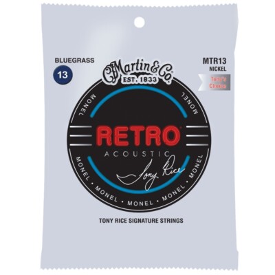 Martin Retro Acoustic Guitar Strings - .013-.056 Tony Rice Bluegrass | eBay