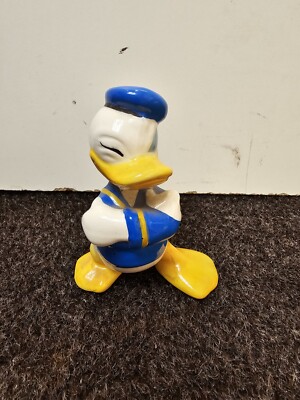 Mickey & Co DONALD DUCK Disney Figurine Enesco Winking Ceramic Donald ...