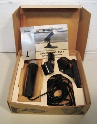 TANDBERG TM-4 VINTAGE MICROPHONE in original box | eBay