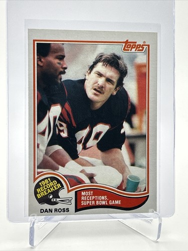 1982 Topps Dan Ross Football Card #6 NM-MT FREE SHIPPING | eBay