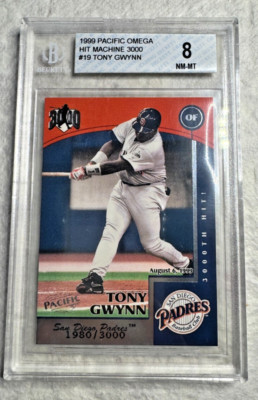 1999 Pacific Omega Hit Machine 3000 /3000 Tony Gwynn #19 HOF | eBay