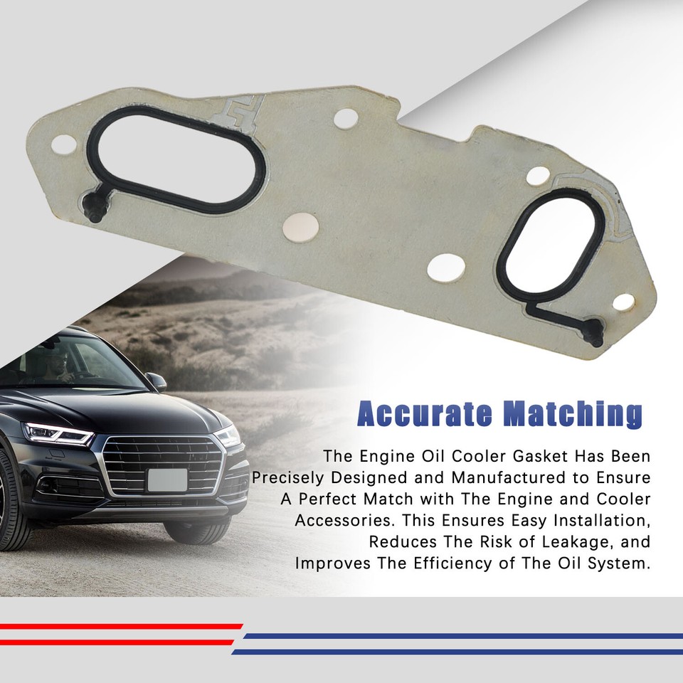 Engine Oil Cooler Seal Gasket Fit for Audi A4 A5 A6 A7 Quattro Q5 Q7 S4 ...