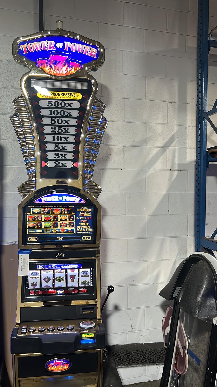 S9000 Tower of Power 7s Slot Machine (free play, handpay) | eBay