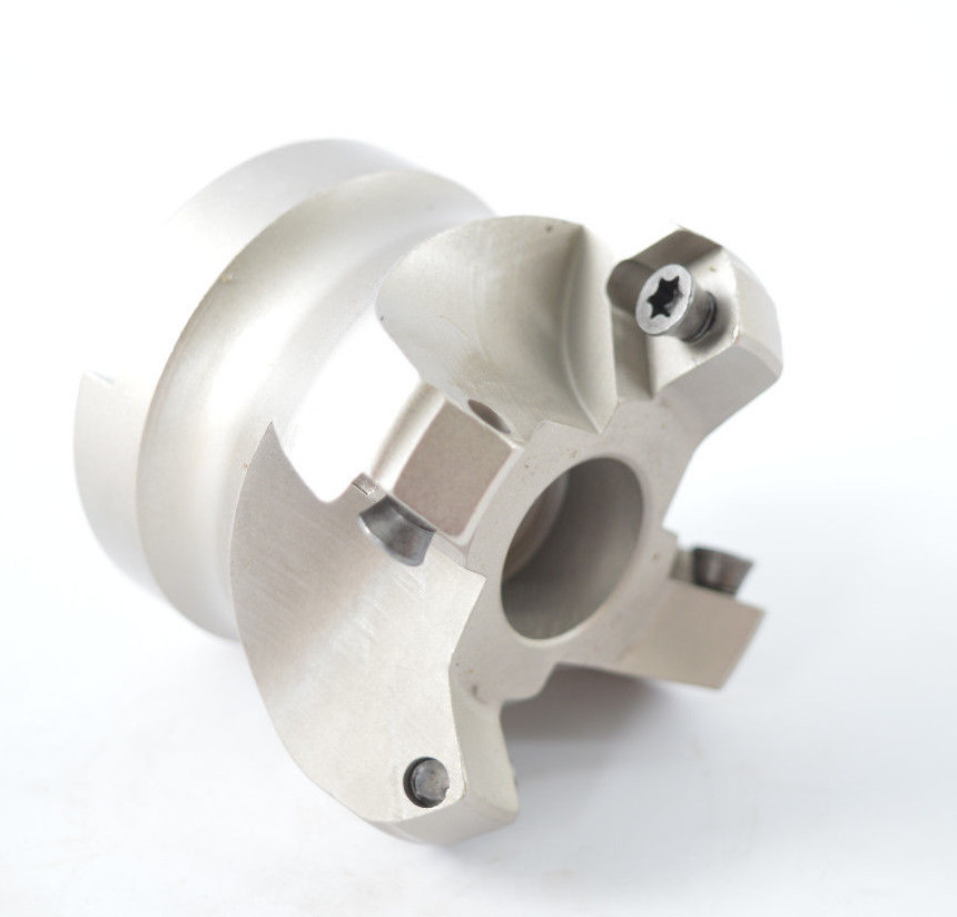 KM12 50-22-4T 4Flute Milling cutter 50mm 45° indexable face Alloy End ...