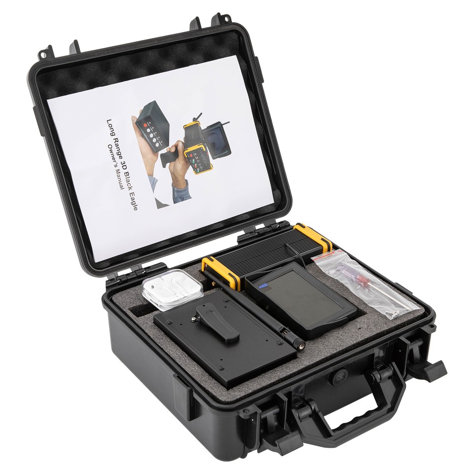 Long Range 3D Gold Silver Gem Diamond Metal Detector for Treasure ...