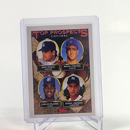 1993 Topps - Top Prospects #701 Mike Piazza, Carlos Delgado, Brook ...