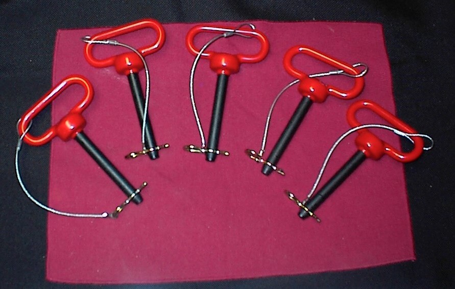 Loop-Grip Clevis Pin, with Red Handle 1004-1045 Carbon Steel, 1/2 ...