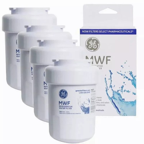 4 PACK GE MWF MWFP 46-9991 GWF Smartwater Genuine Refrigerator Water ...