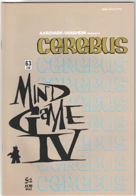 Cerebus the Aardvark Comic Book #63 AV 1984 FINE+ | eBay