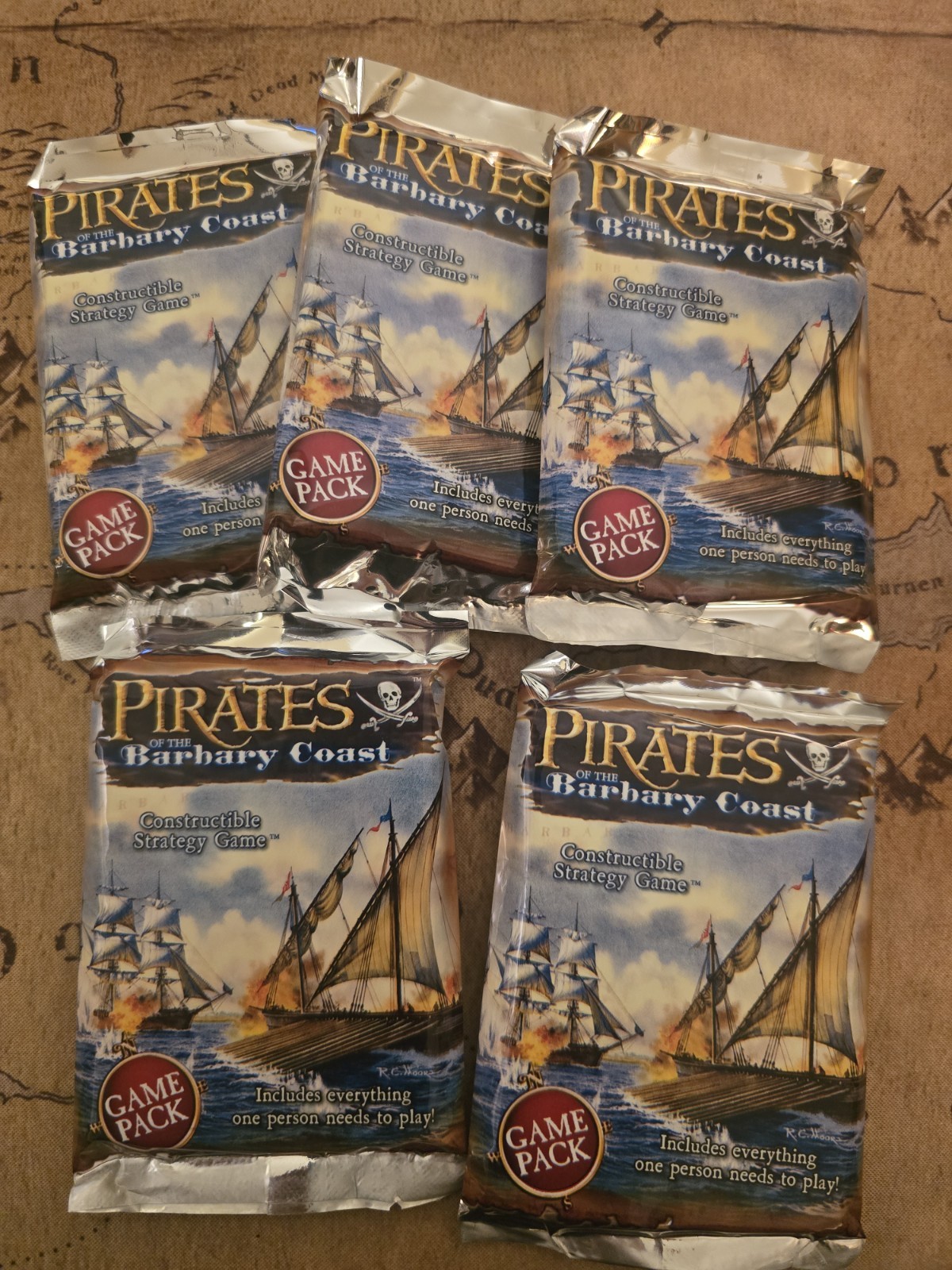 WizKids CSG Pirates of the Barbary Coast Constructible Strategy Game ...