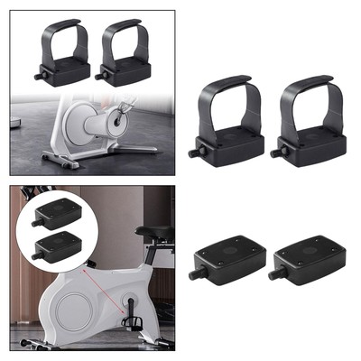 1 Pair Exercise Bike Pedal Indoor 1/2 inch Spindle Replacement Bicycle ...