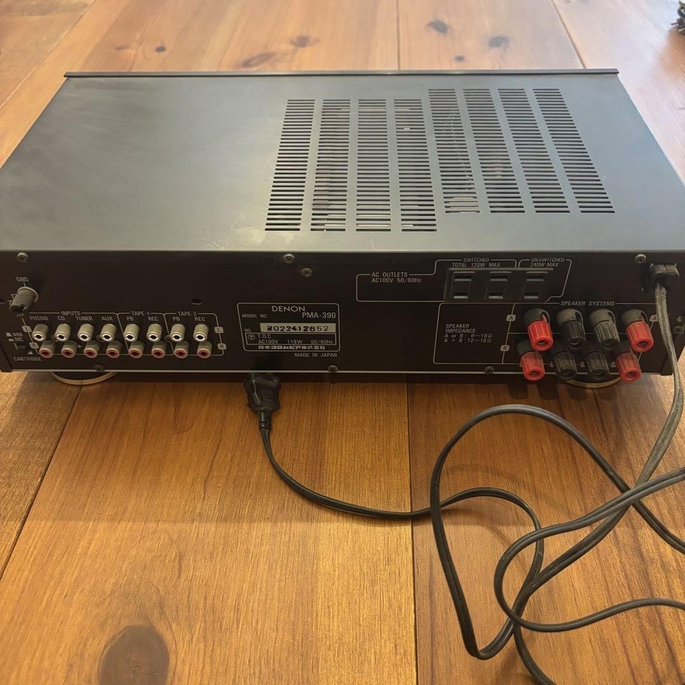 DENON PMA-390 Integrated Amplifier Black with Large Toroidal ...