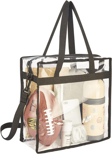 Clear Tote Bag Stadium Security Approved, See through Clear Handbag ...