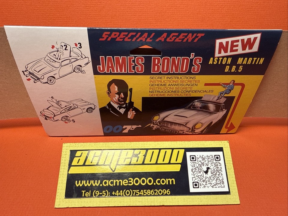 2026 Corgi Model Club Reissue 270 JAMES BOND 007 ASTON MARTIN DB5 Gold ...