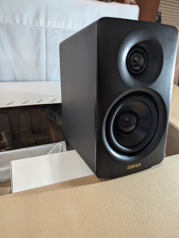 Edifier M60 DT Bluetooth Bookshelf Speaker HiRes AUX USB-C black EDF100074b | eBay