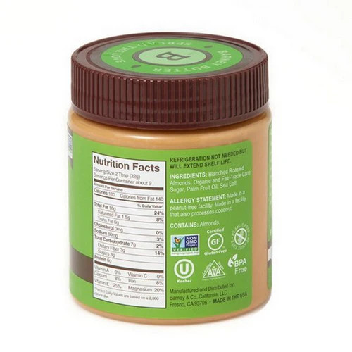 Nut Bttr Almnd Crnchy 10 Oz(Case Of 6) By Barney Butter | eBay