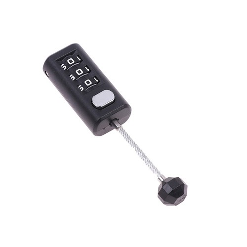 3 Digit Coded Lock Small Resettable Padlock Luggage Locks for Toolbox ...