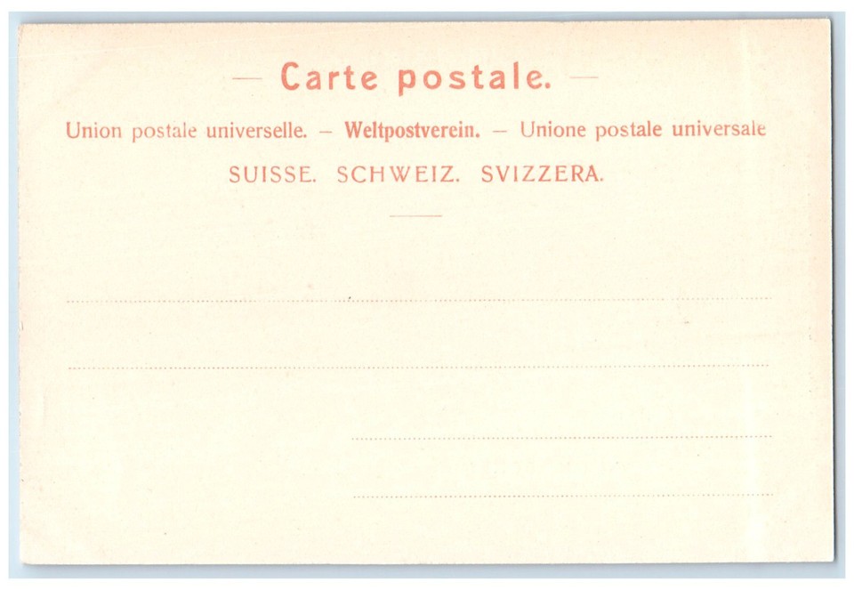 c1905 Glacier Scene Kleine Scheidegg Bern Switzerland Unposted Antique ...