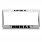 License Plate Frame Registered Nurse Nurses Career Profession Car ...