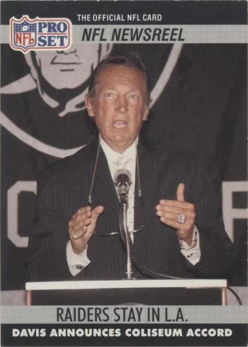 1990 Pro Set Al Davis #786 for sale | eBay