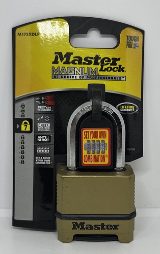 Master Lock Magnum Padlock 2'' Key Alike Locking Combination ...