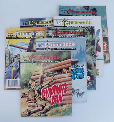 Commando - War stories in pictures - British Comics job lot of 15 comics | eBay UK