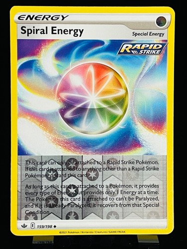 Spiral Energy 159/198 Reverse Holo Pokemon Chilling Reign Near mint | eBay