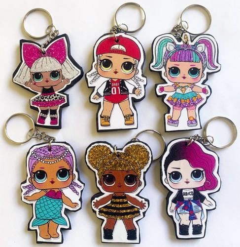 LOL SURPRISE KEY RING KEYRINGS BAG CHARM PARTY LOOT LOLLY BAG FILLERS ...